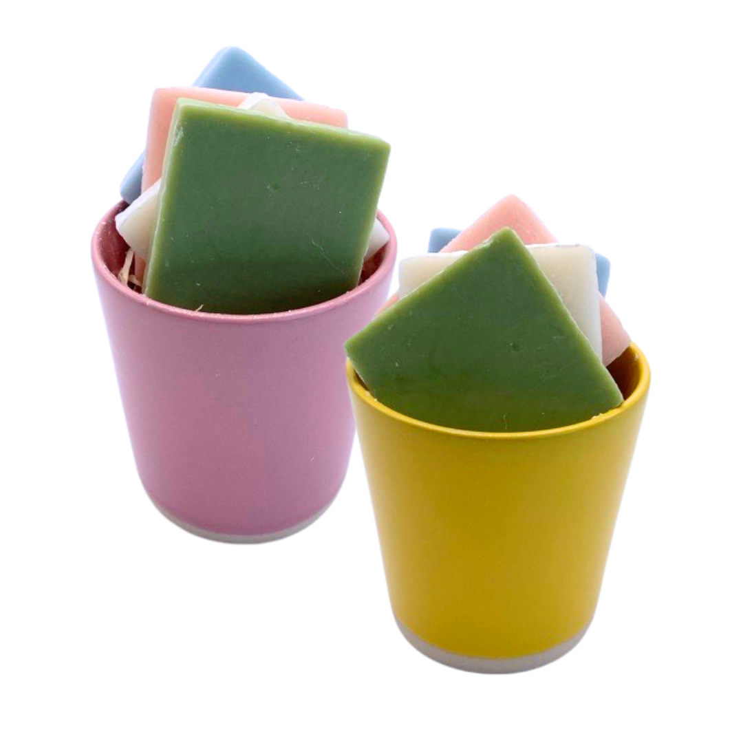 Coffret savons invité 25g – Pot céramique Loix et Savons Couleur du pot ...
